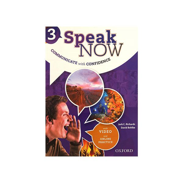 کتاب زبان اسپیک نو سه Speak Now 3 (کتاب دانش آموز کتاب کار و فایل صوتی) با تخفیف 50 درصد ...